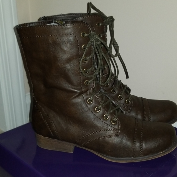 Madden Girl | Shoes | Nwt Madden Girl Gamer Boot Brown | Poshmark